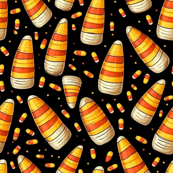 Download Colorful Candy Corn Pattern on Black Background Patterns ...