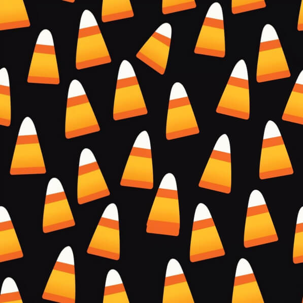 Download Seamless Candy Corn Pattern on Black Background Patterns ...