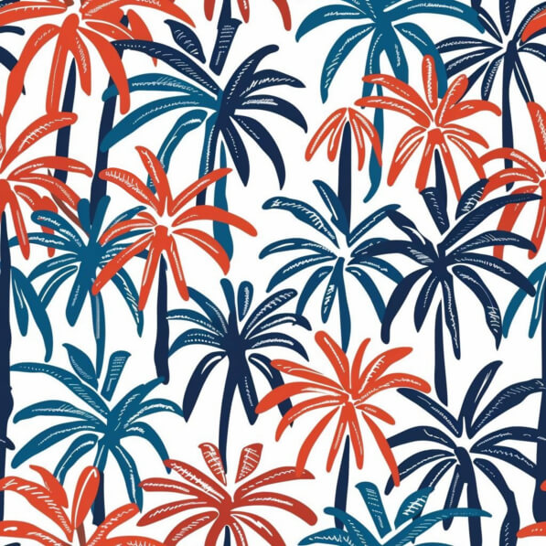 Download Colorful Palm Trees Seamless Pattern Patterns Online ...