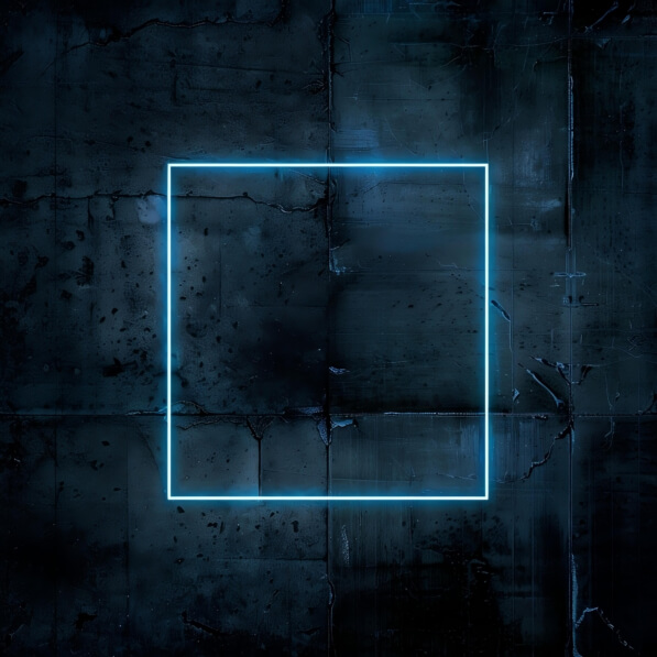Download Square-shaped Frame with Blue Neon Lights Backgrounds Online ...
