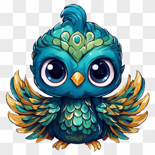 Download Kawaii Blue Bird Illustration Kawaii Online - Creative Fabrica