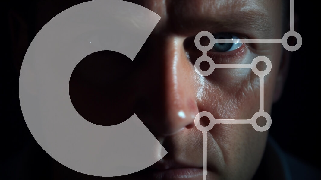 Intense Stare: Man with Wide Eyes in Dark Setting stock photo ...