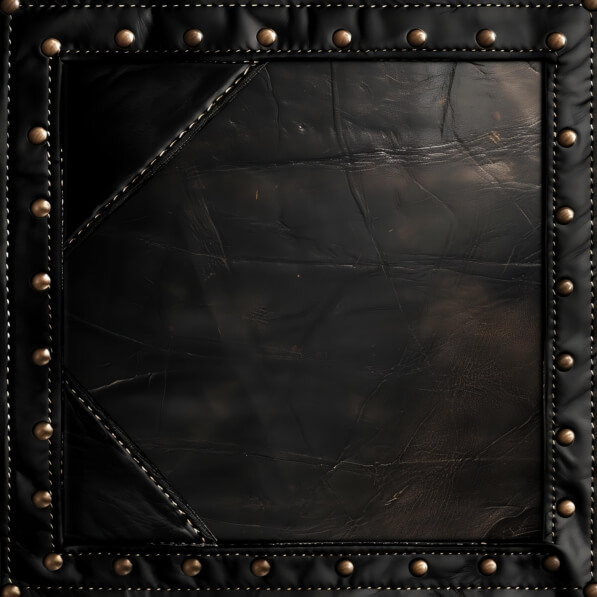 Download Black Leather Frame with Gold Rivets and Studs Backgrounds ...
