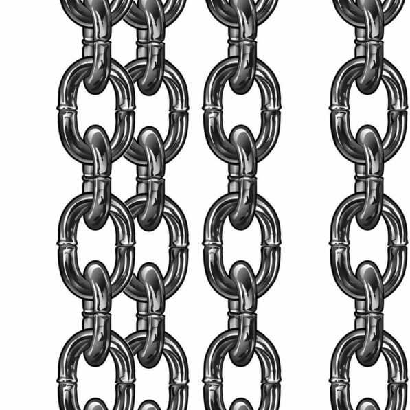 Download Interconnected Chain Links in Black and White Patterns Online ...