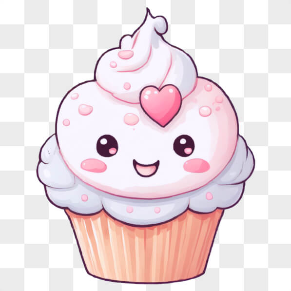 Download Kawaii Cupcake Illustration Kawaii Online - Creative Fabrica