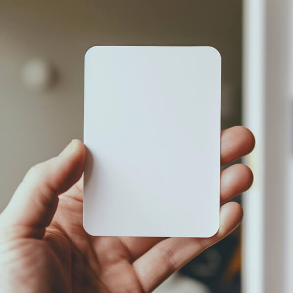 Download Person Holding Empty White Card Mockups Online - Creative Fabrica