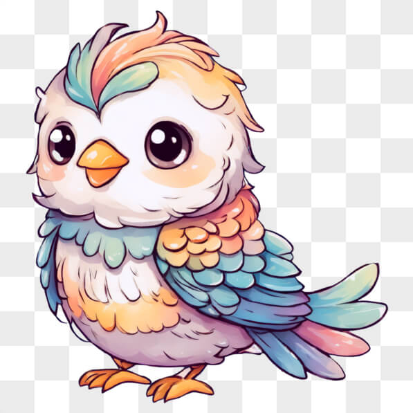 Descarga Ilustración de Pájaro de Dibujos Animados Kawaii Kawaii En ...