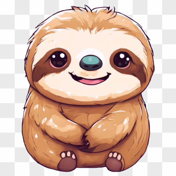 Download Kawaii Sloth - Nature's Cutest Mascot Kawaii Online - Creative ...