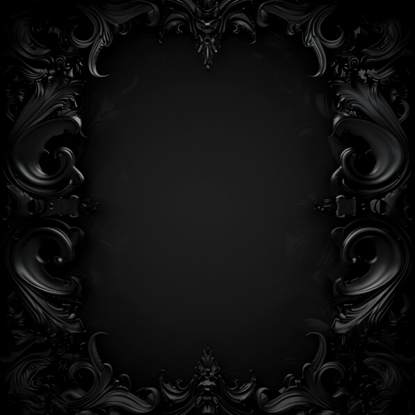 Download Artistic Ornate Black Frame with Dark Background Backgrounds ...