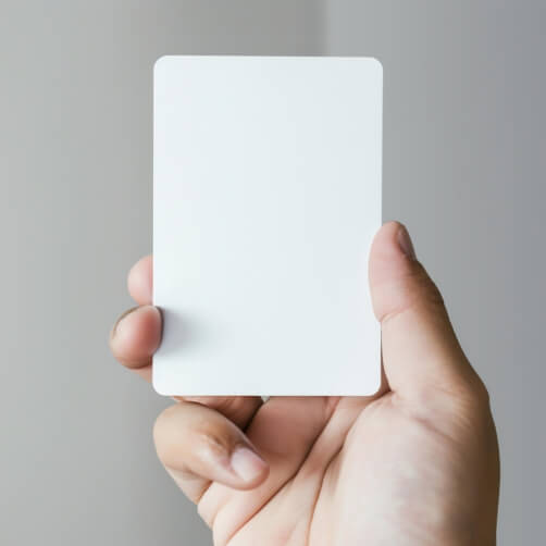 Download Empty White Card Held in Hand Mockups Online - Creative Fabrica