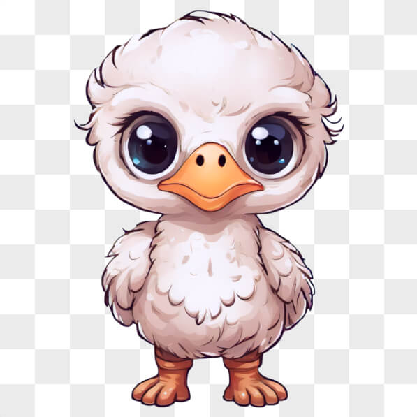 Download Adorable Kawaii Bird in Dark Setting Kawaii Online - Creative ...