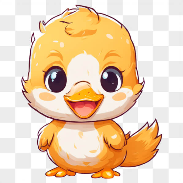 Baixe Ilustração de Pato de Desenho Animado Kawaii Kawaii - Creative ...