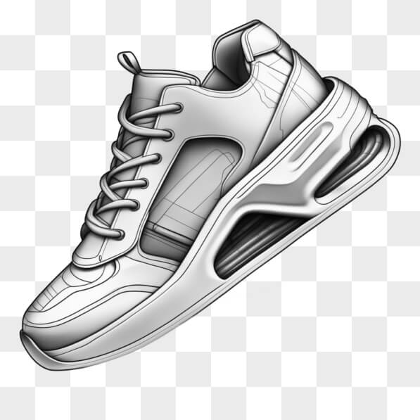 Download Athletic Shoe Drawing Sketches Online - Creative Fabrica