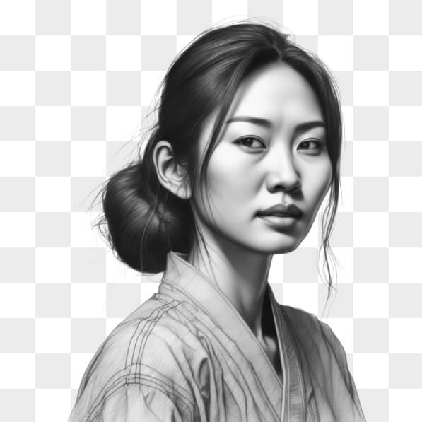 Download Asian Woman Drawing Sketches Online - Creative Fabrica