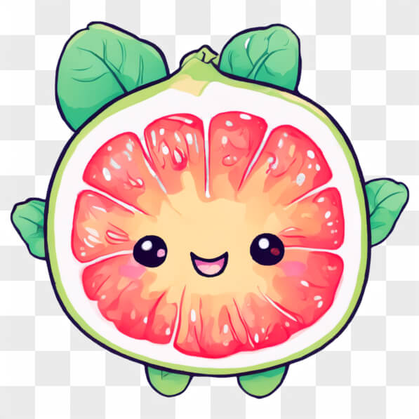 Descarga Dibujo Kawaii de Toronja Kawaii En Línea - Creative Fabrica