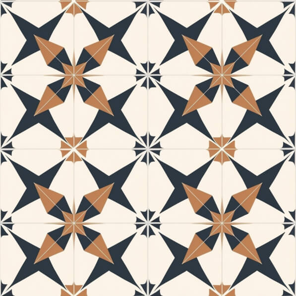 Baixe Padrão de Azulejo com Formas Geométricas Padrões - Creative Fabrica