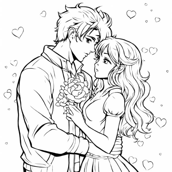 Download Zwart-wit afbeelding van een stel dat elkaar omhelst met ...