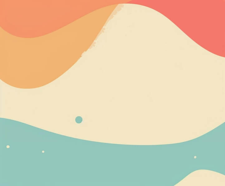 Download Colorful Abstract Background with Waves and Floating Object ...