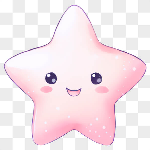Download Kawaii Pink Smiling Star Kawaii Online - Creative Fabrica