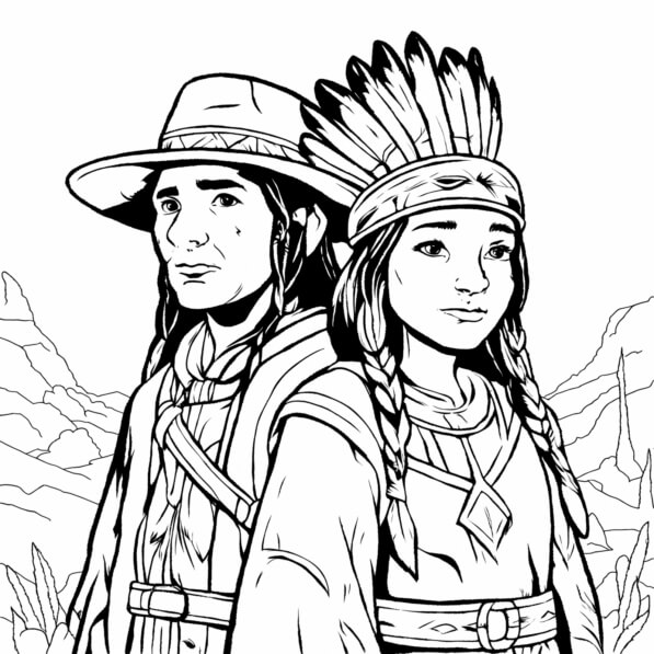 Download Native Americans Coloring Pages Coloring pages Online ...