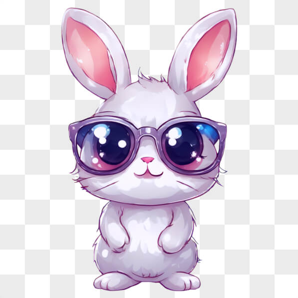 Download Kawaii White Bunny Illustration Kawaii Online - Creative Fabrica