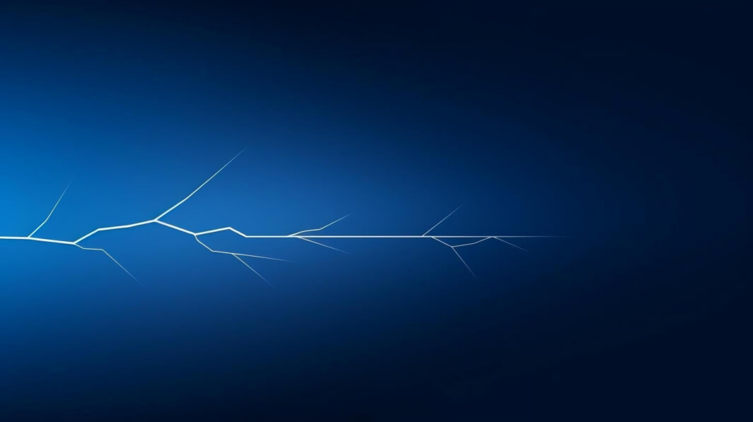 Download Abstract Lightning Bolt on Blue Background Backgrounds Online ...