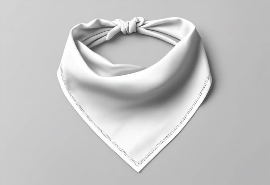 Download White Bandana Mockups Online - Creative Fabrica