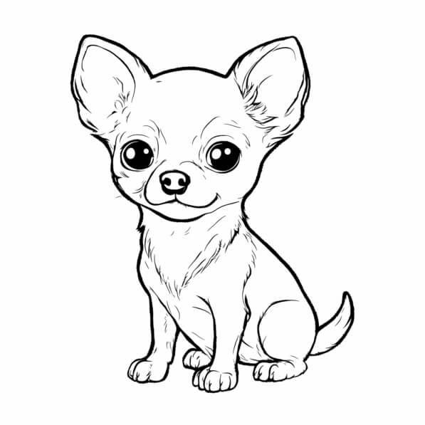 Download Small Dog Coloring Page Coloring pages Online - Creative Fabrica
