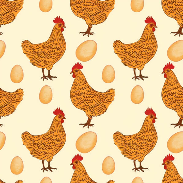 Download Seamless Chicken and Eggs Pattern Patterns Online - Creative ...