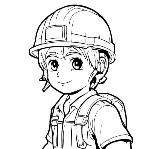 Download Educational Coloring Page: Construction and Safety Coloring ...