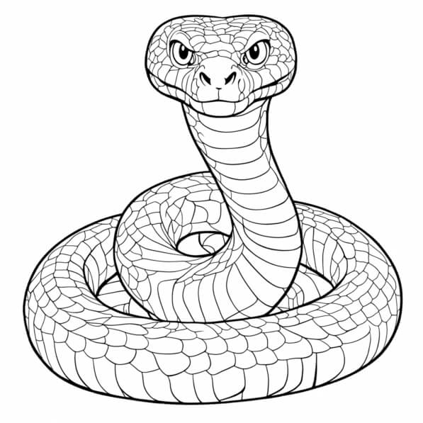 Descarga Imagen de serpiente para páginas para colorear y educación ... Descarga Imagen de serpiente para páginas para colorear y educación ...
