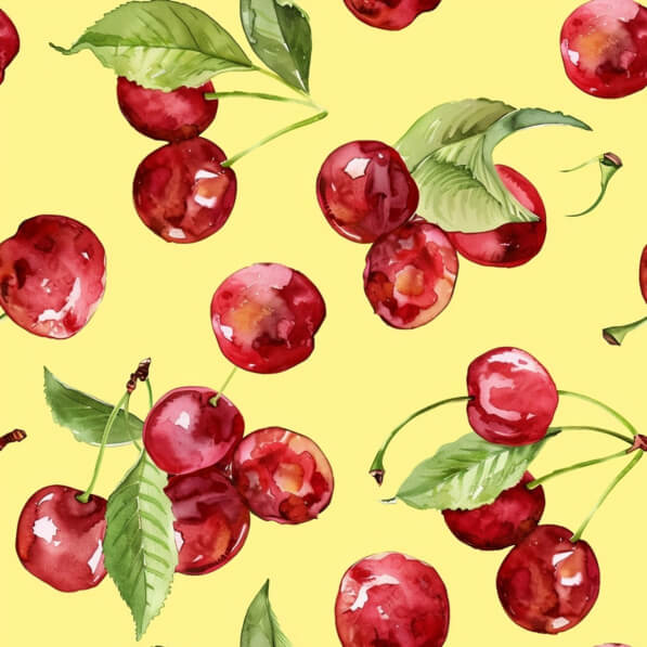 Download Seamless Cherry Pattern Patterns Online - Creative Fabrica