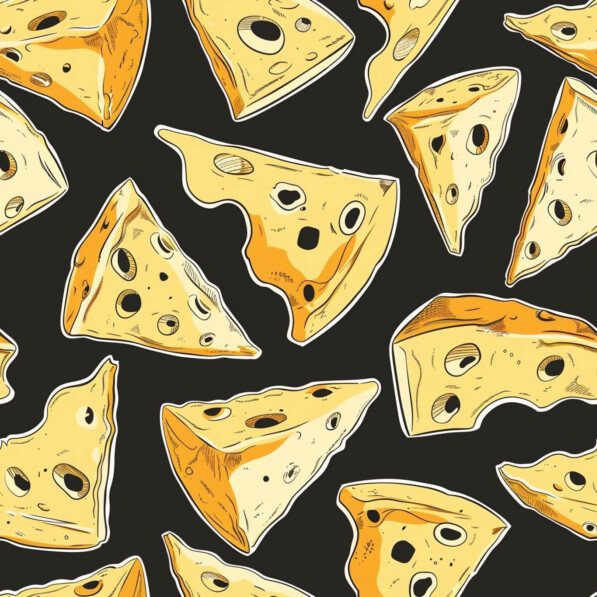 Download Cheese Pattern on Black Background Patterns Online - Creative ...
