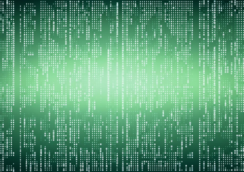 Download Abstract Green Background with Binary Coded Numbers ...