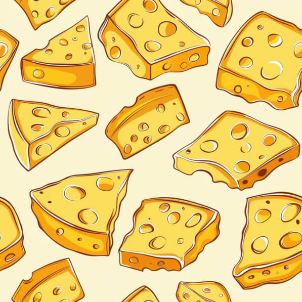 Download Seamless Cheese Pattern on Beige Background Patterns Online ...