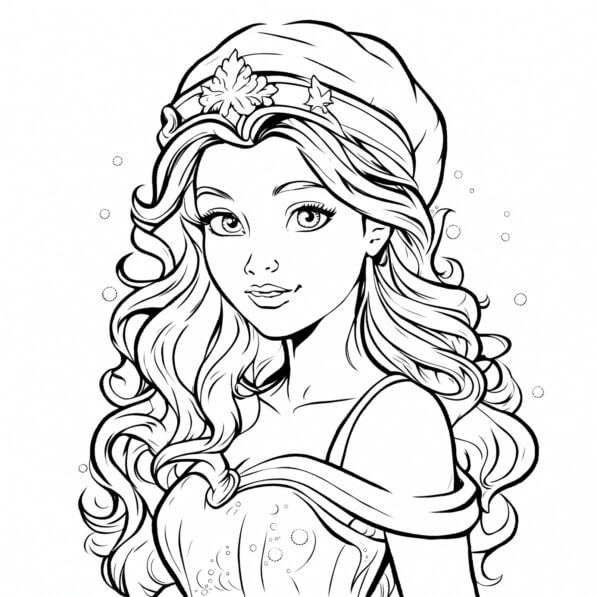 Download Princess Girl Coloring Pages Coloring pages Online - Creative ...