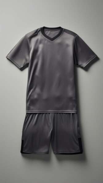 Download Gray Soccer Jersey and Shorts Mockups Online - Creative Fabrica
