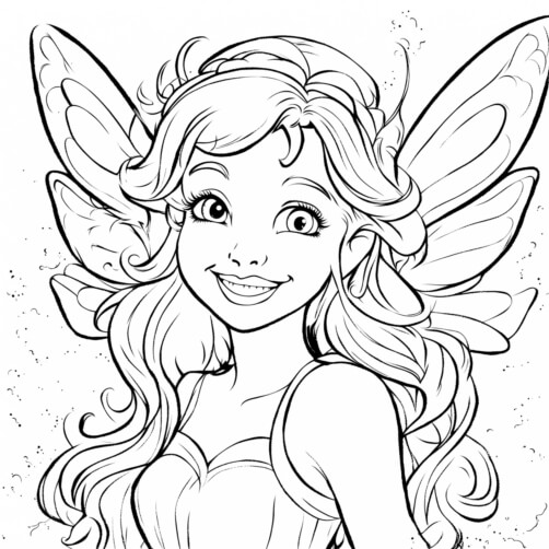 Descarga Linda Página para Colorear de Hadas para Niños Coloring pages ...