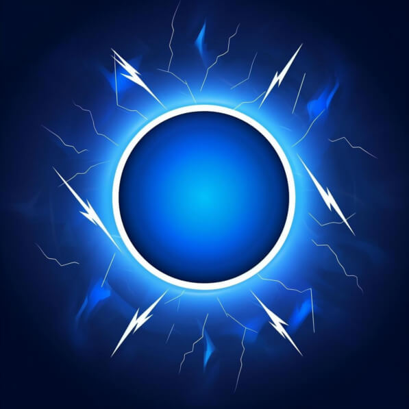 Descarga Objeto Circular Azul con Rayos Fondos En Línea - Creative Fabrica