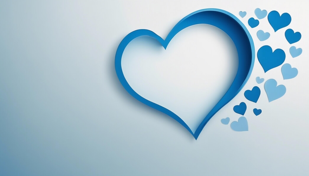 Download Heart-Shaped Blue Hearts Background Backgrounds Online ...