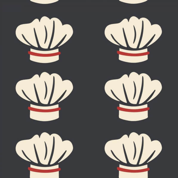 Download Colorful Chef's Hats Pattern Patterns Online - Creative Fabrica