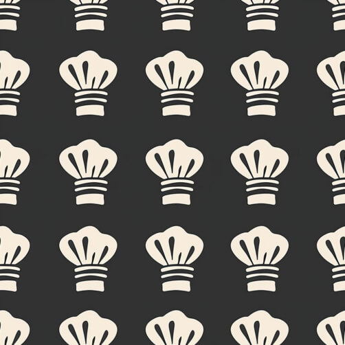 Download Chef's Hat Seamless Pattern Patterns Online - Creative Fabrica