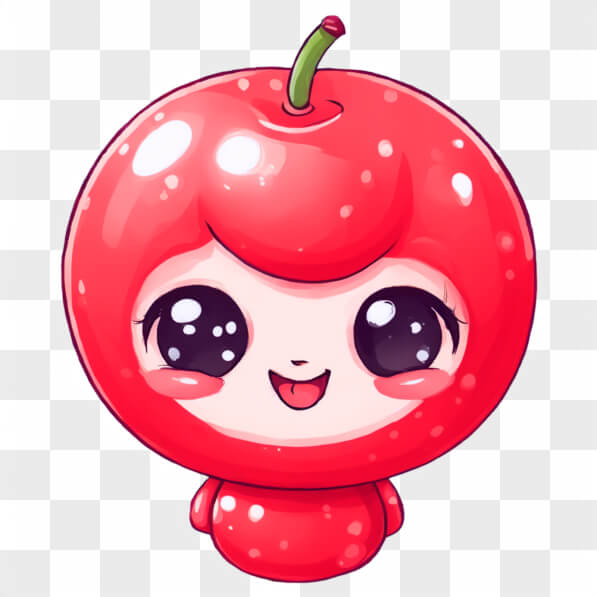 Download Kawaii Red Cherry Cartoon Artwork Kawaii Online - Creative Fabrica