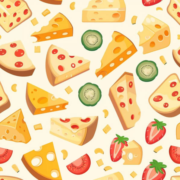 Download Cheese and Fruit Seamless Pattern Patterns Online - Creative ...