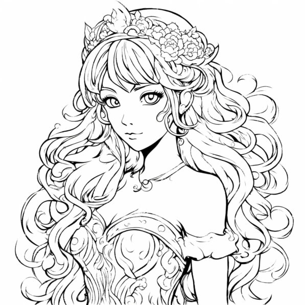 Disegni Da Colorare Anime Da Stampare