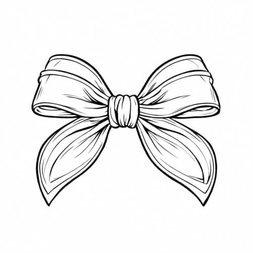 Descarga Dibujo en Blanco y Negro de un Lazo Páginas para colorear En ...