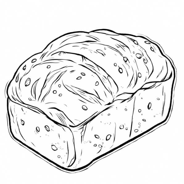 Download Educational Loaf of Bread Illustration Coloring pages Online ...