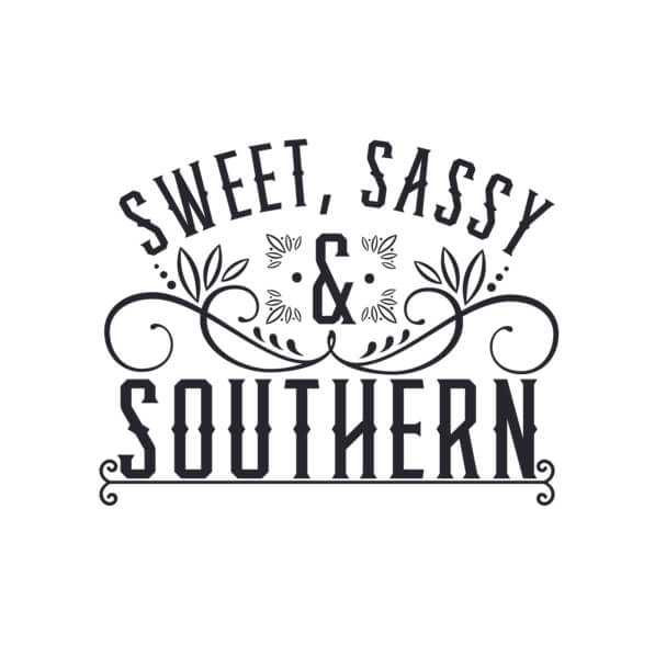 Download Sweet and Southern Logo in Black and White Quotes Online ...