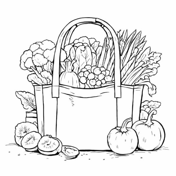 Descarga Bolsa de Frutas y Verduras para la Educación de los Niños ...