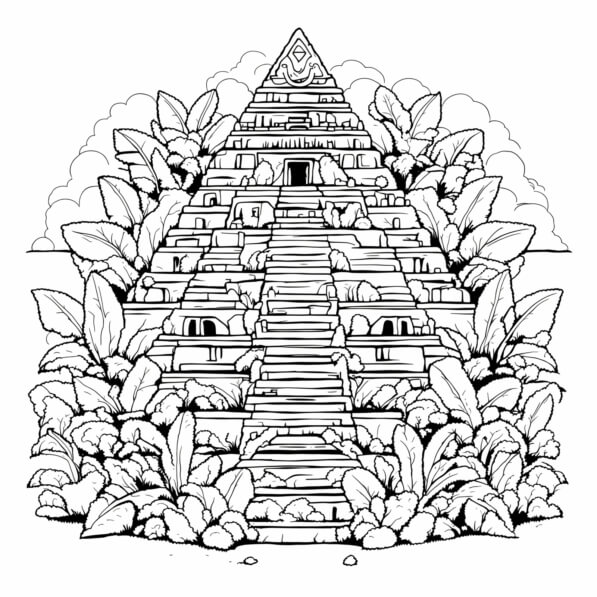 Download Egyptian Pyramid Coloring Page Coloring pages Online ...